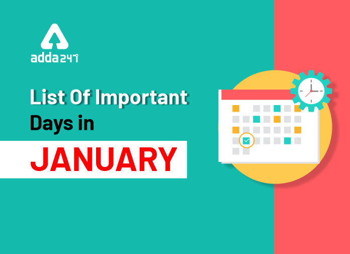 List of Important Days in January: National & International