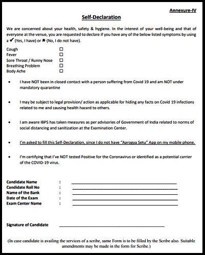 IBPS RRB Exam Day Guidelines 2020: IBPS to Follow Social Distancing Rules