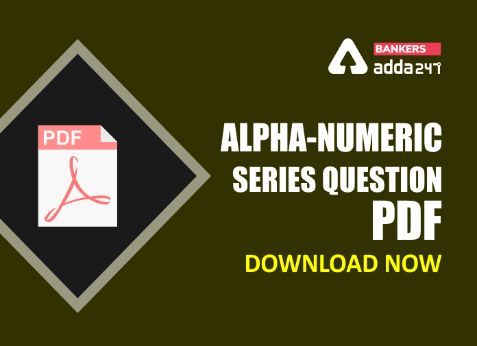 Alpha-Numeric Series Question PDF: Download Now