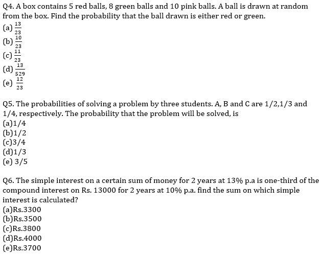 IBPS PO Prelims Quantitative Aptitude Mini Mock 36- Simple Interest ...