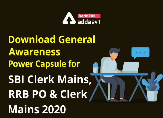 Download General Awareness Power Capsule for SBI Clerk Mains, PO ...