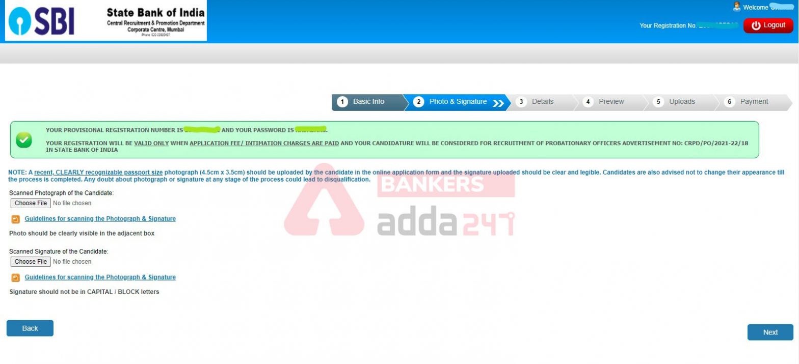 SBI PO Apply Online 2021 Last Date to Application Form till 25th October