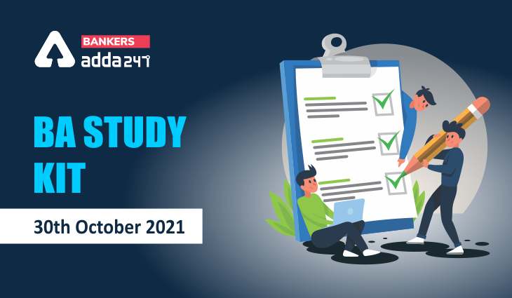 BA Study Kit: 30th October 2021
