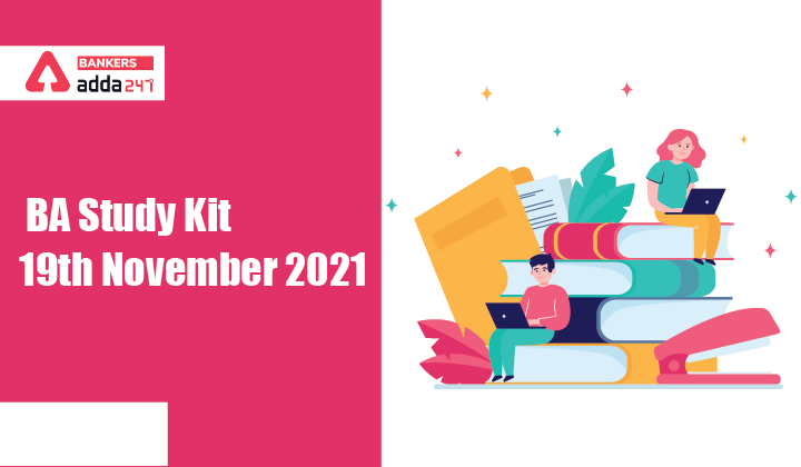 BA Study Kit: 19th November 2021