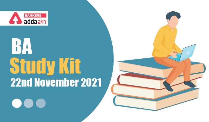 BA Study Kit: 22nd November 2021
