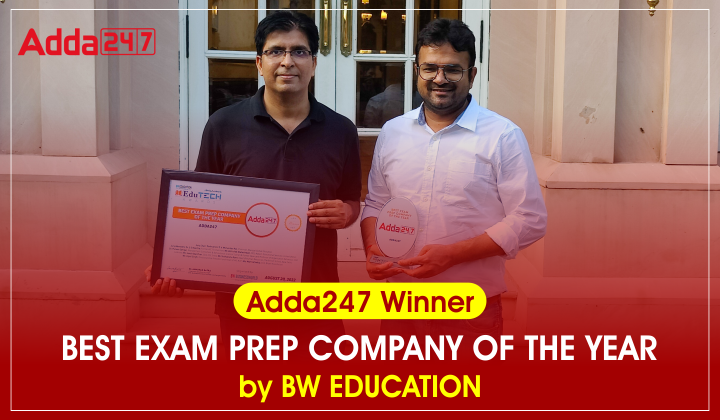 Adda247 Is The Winner of 'Best Exam Prep Company Of The Year' by BW ...