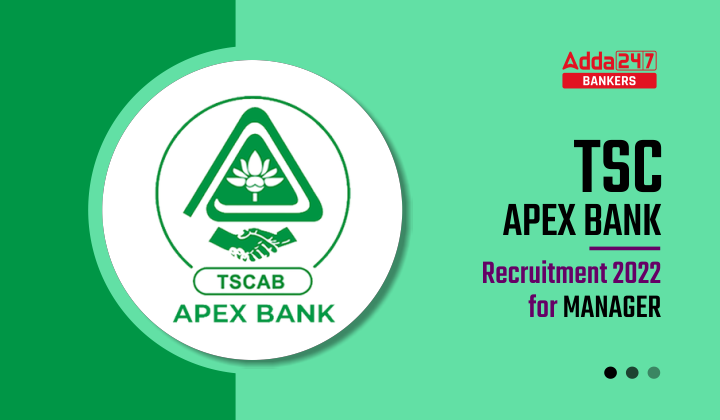 TSCAB Notification 2022 Out PDF for 27 Manager Posts