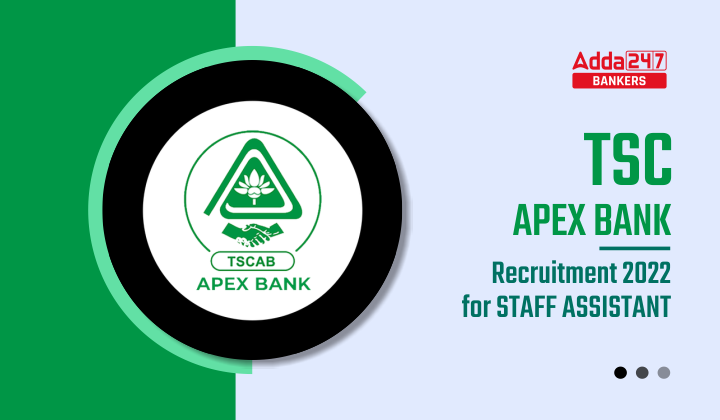 TSCAB Staff Assistant Recruitment 2022 Notification Out For 13 Posts
