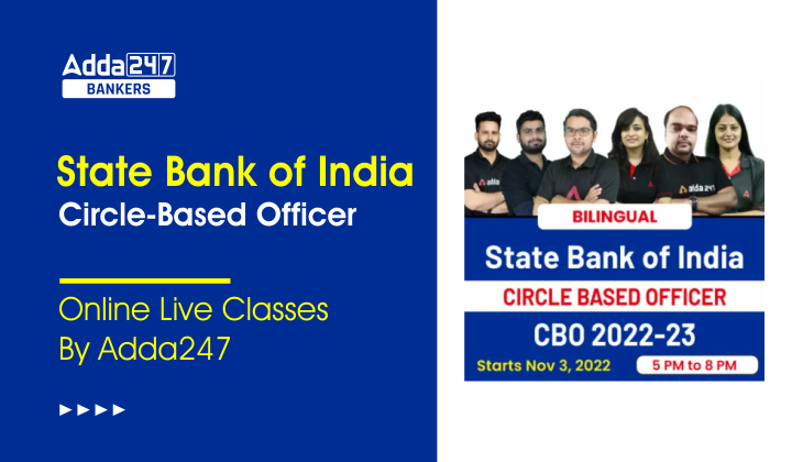 SBI Circle-Based Officer Online Live Classes By Adda247