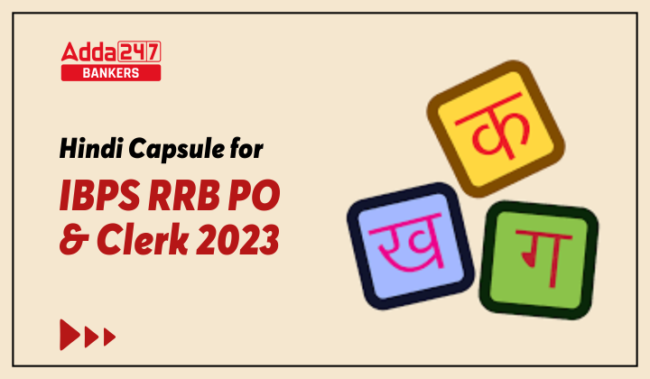 Hindi Capsule for IBPS RRB PO & Clerk Mains 2023