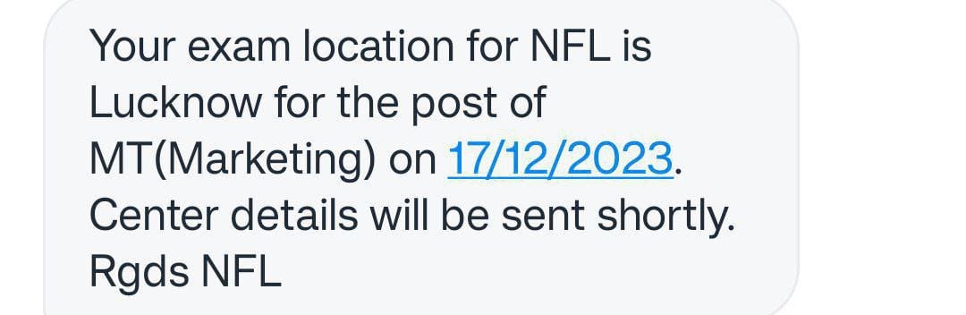 NFL Exam Date 2023 Out For 74 MT Vacancies