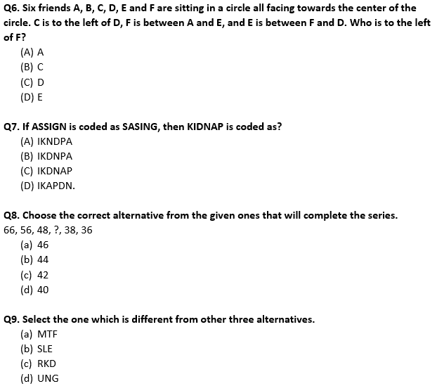 Reasoning ions And Answers 2023