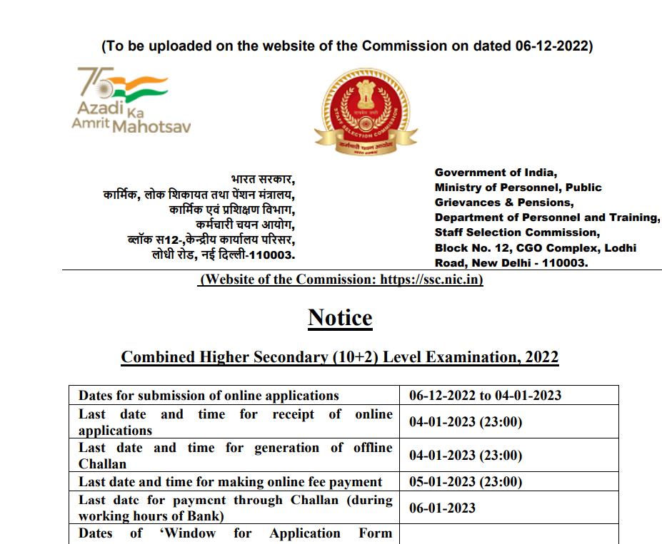 SSC CHSL 2022 Notification Last Date To Apply For 4500 Vacancies ssc-chsl-2022-notification-last-date-to-apply-for-4500-vacancies