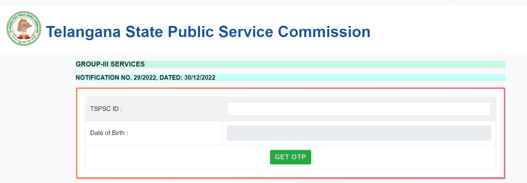 TSPSC Group 3 Notification 2023 Out, Apply Online 1365 Posts