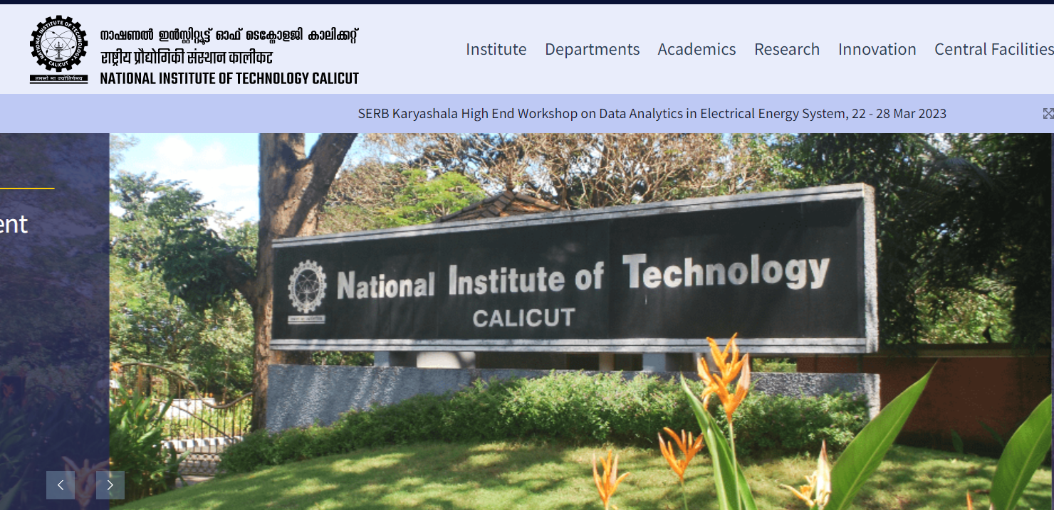 NIT Calicut Recruitment 2023 – Job Carnival