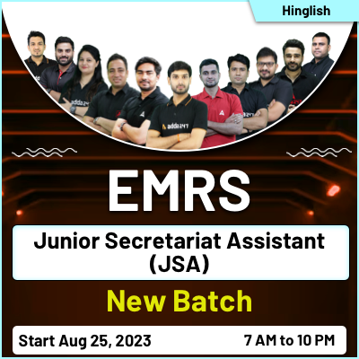 EMRS JSA Recruitment 2023, Last Date to Apply Online for 1493 Posts