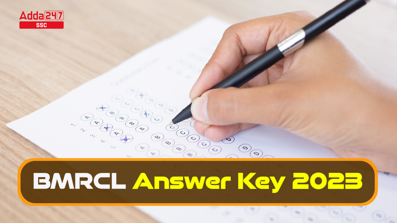 BMRCL Answer Key 2023, Download Answer Key PDF Link