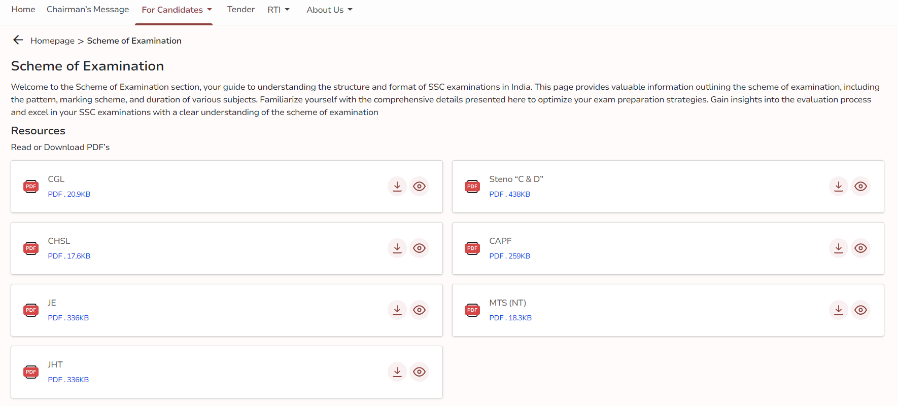 SSC New Official Website, Check ssc.gov.in