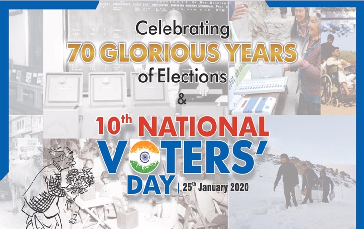 India celebrates National Voters' Day on 25th January