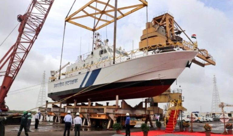 Indian Coast Guard launches Interceptor Boat 'ICGS C-454'
