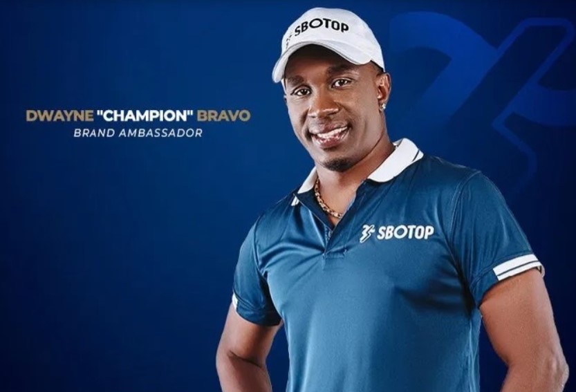 Dwayne Bravo becomes cricket ambassador for "SBOTOP" sportsbook brand