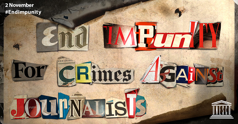 International Day to End Impunity for Crimes against Journalists