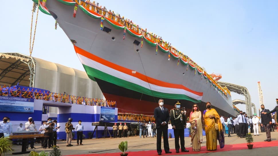GRSE Kolkata launches 'Himgiri', its 1st Ship of Project 17A
