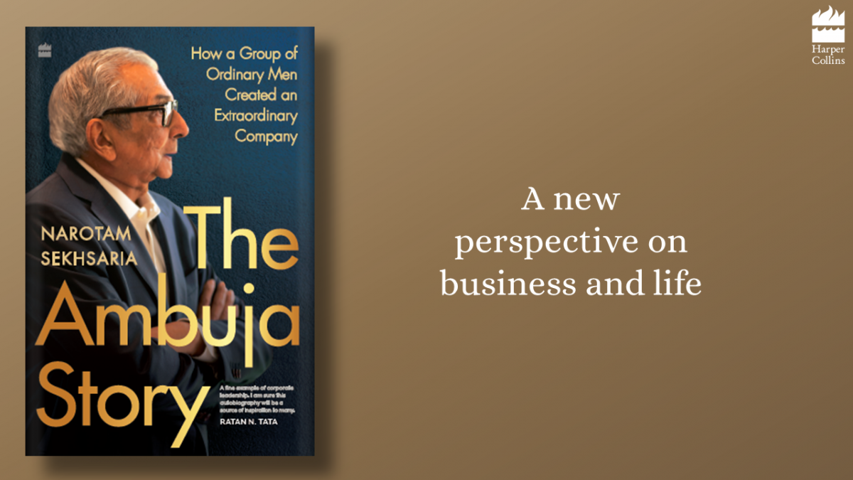 Narotam Sekhsaria's autobiography "The Ambuja Story" released soon