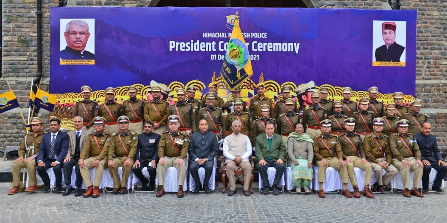 Himachal Pradesh Police honoured with 'President's Colour' award