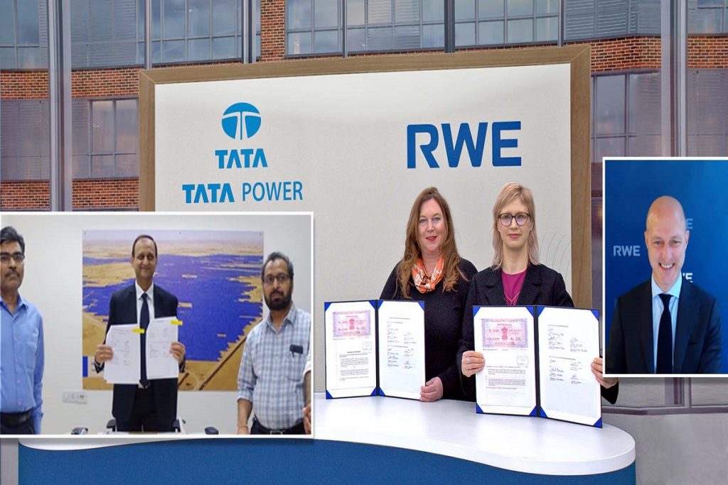 Tata Power collaborated with RWE to develop offshore wind projects