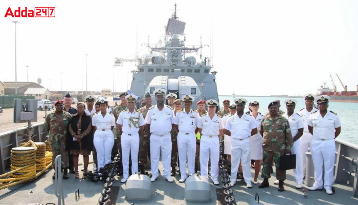 Indian Naval Ship Tarkash Reaches South Africa for IBSAMAR VII