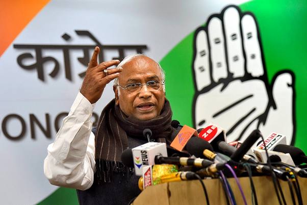 Mallikarjun Kharge Elected As The New Congress President