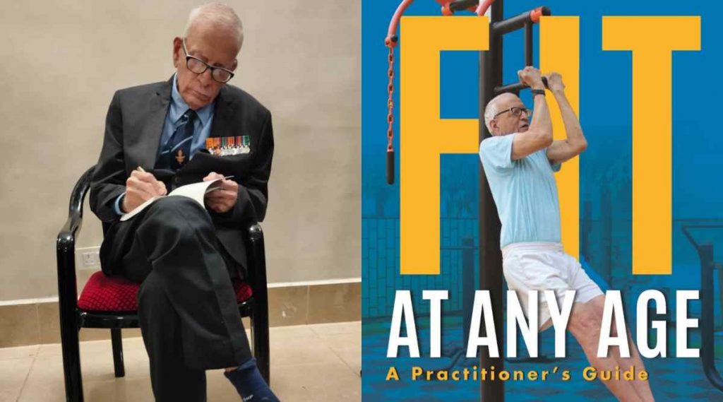Retd. Air Marshal PV Iyer launched his book 'Fit At Any Age'