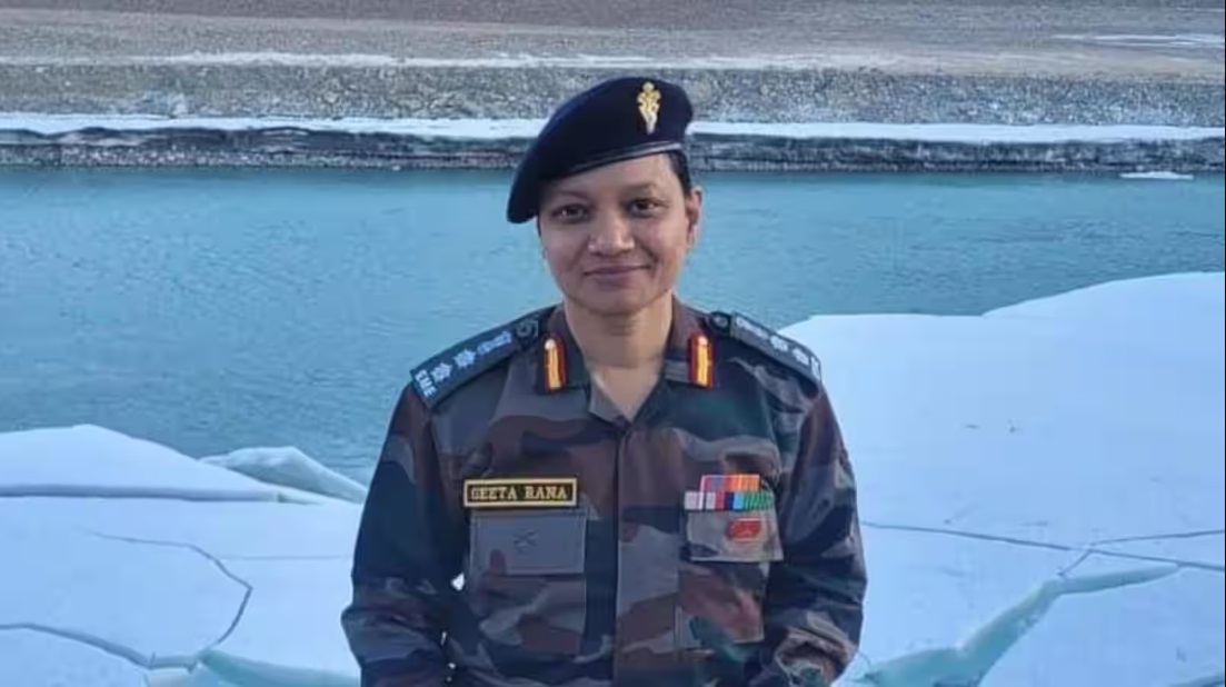 In Ladakh, Colonel Geeta Rana is the first woman to command an army ...