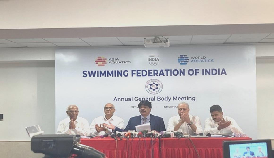 RN Jayaprakash re-elected as President of Swimming Federation of India