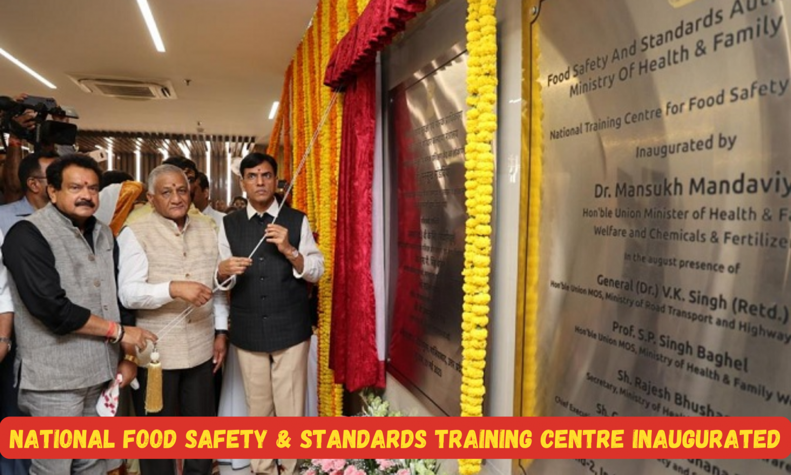 National Food Safety & Standards Training Centre Inaugurated by Dr ...