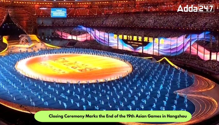 Closing Ceremony Marks the End of the 19th Asian Games in Hangzhou