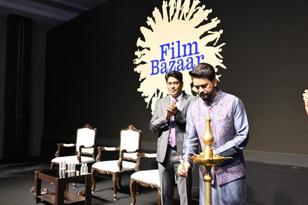 Union Minister Shri Anurag Singh Thakur Launches 17th Film Bazaar At IFFI, Goa