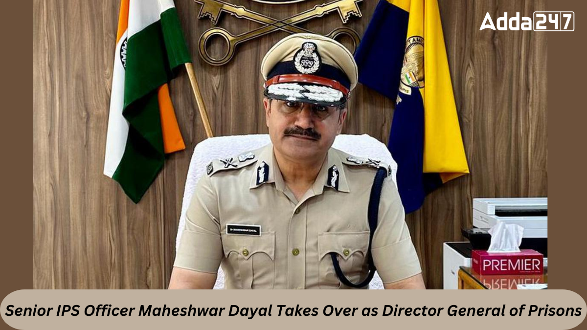 Senior IPS Officer Maheshwar Dayal Takes Over as Director General of ...