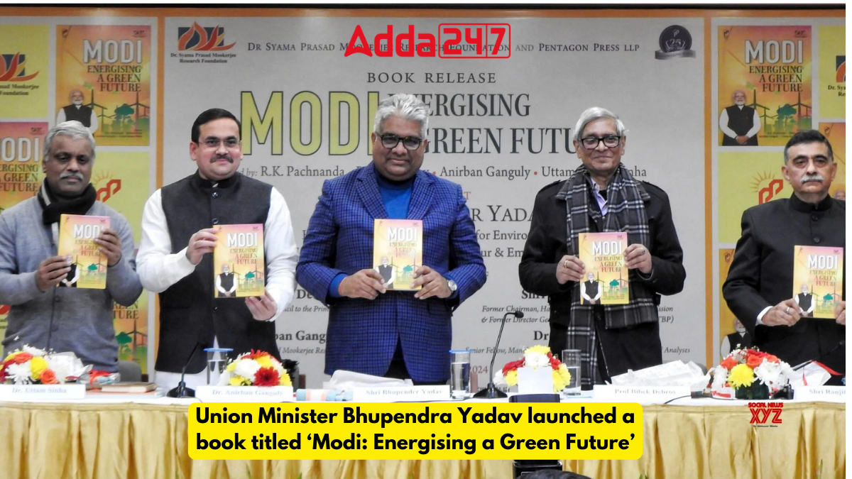 Union Minister Bhupendra Yadav launched a book titled 'Modi: Energising ...