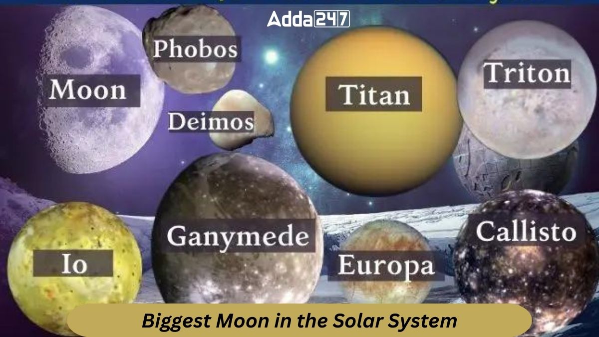 Largest Moons In Order Largest Moons In Order