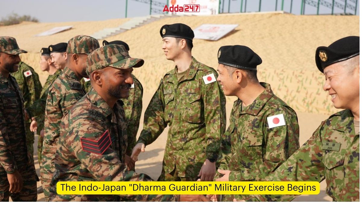 The Indo-Japan "Dharma Guardian" Military Exercise Begins