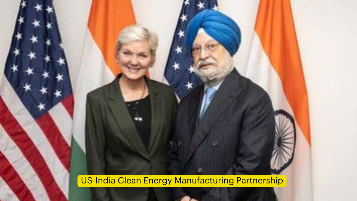 US-India Clean Energy Manufacturing Partnership: A Milestone in ...